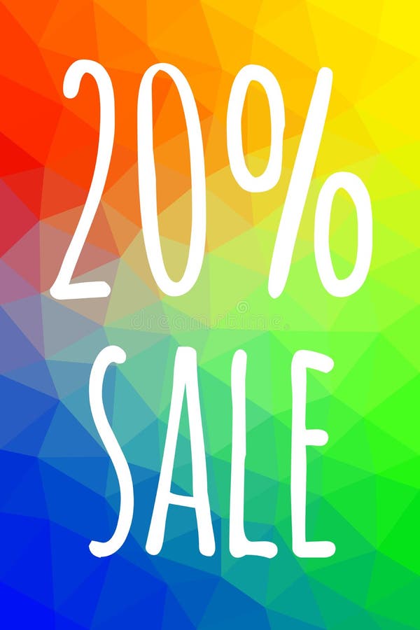 20 sale sign stock vector. Illustration of discount, price - 89407142