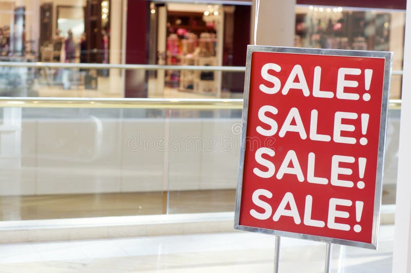 Sale sign outside store stock image. Image of outside - 16431175