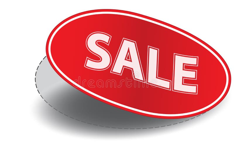 Sale sign stock vector. Illustration of element, advertisement - 35482385