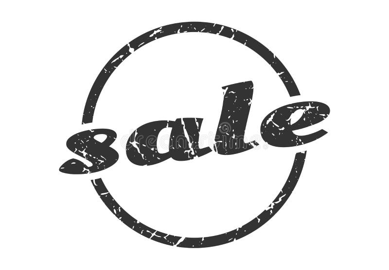 Sale Sign. Sale Round Vintage Stamp Stock Vector - Illustration of ...