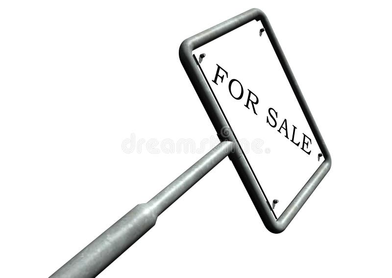 For sale sign stock illustration. Illustration of marketing - 41057924