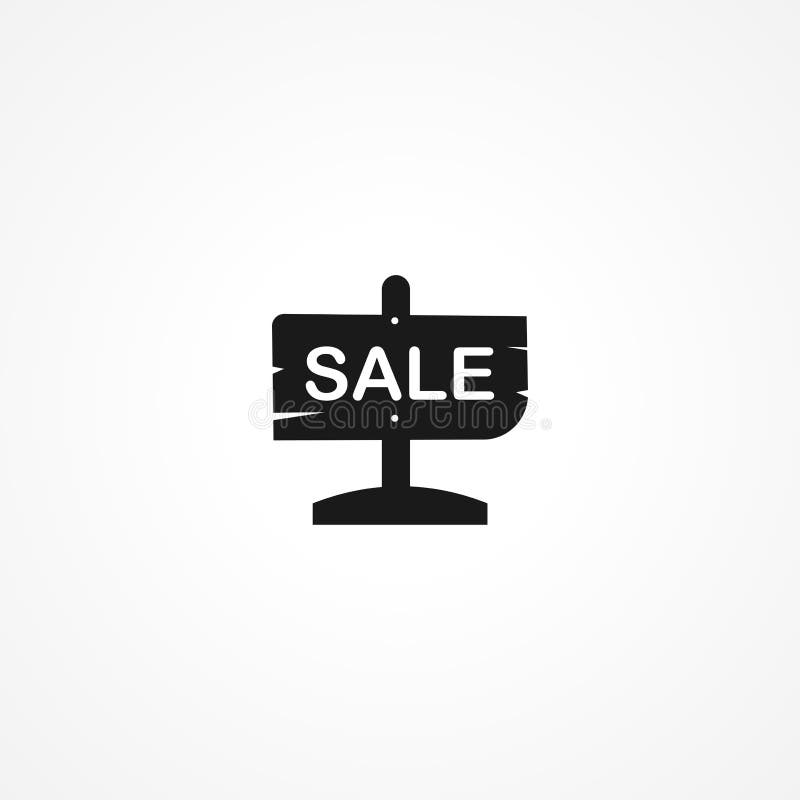 Sale Signboard Simple Isolated Icon. Sale Signboard Simple Isolated ...
