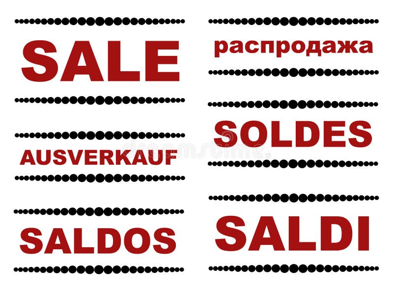 Sale Signs and Price Discount Tags, Shopping Associated Symbols. Hand ...