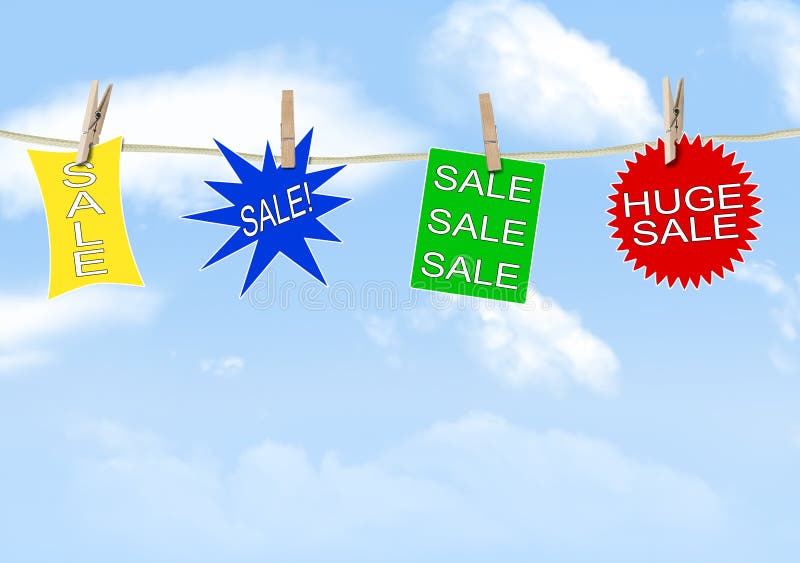 Sale signs stock illustration. Illustration of selling - 19784933