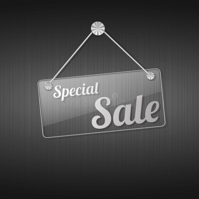 Sale signs hanging stock vector. Illustration of advertising - 41125098