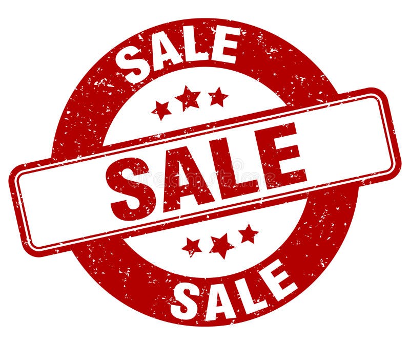 Sale Stamp. Sale Label. Round Grunge Sign Stock Vector - Illustration ...