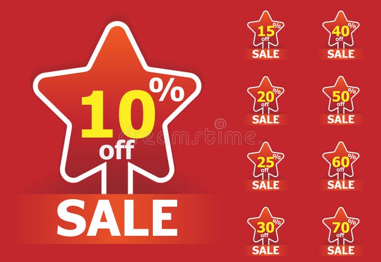 Sale Star Stock Illustrations – 108,852 Sale Star Stock Illustrations ...