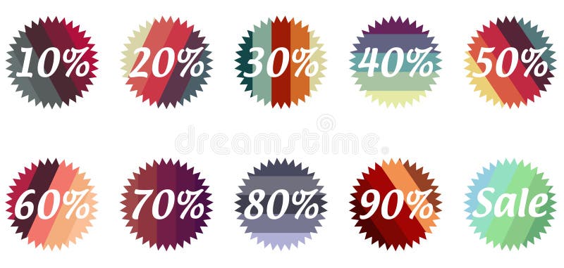 Sale stars stock vector. Illustration of vector, star - 8272944