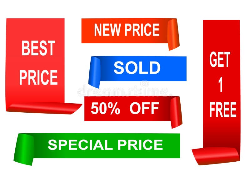 Stamps for exclusive sales stock vector. Illustration of discount ...