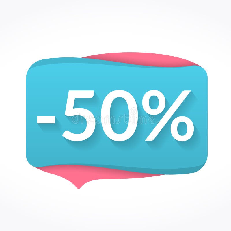 Sale Sticker stock vector. Illustration of promotion - 102980533