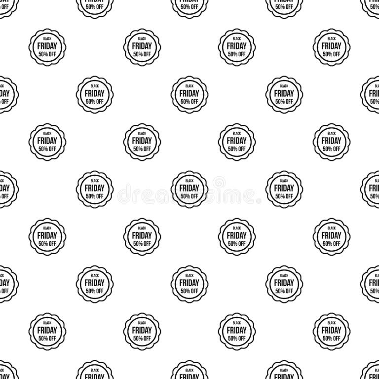 Sale Sticker 50 Percent Off Pattern, Simple Style Stock Vector ...