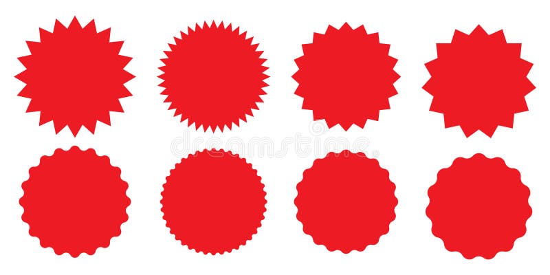 Sale Sticker, Price Tag, Starburst Icon Stock Illustration ...