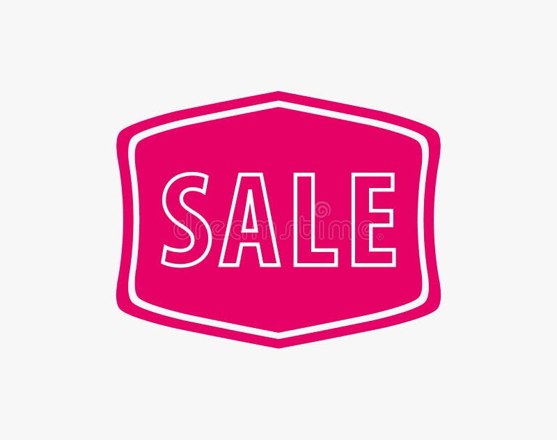 Sale Sing Tag. Vector Icon Template Design. Sticker Price Stock Vector ...