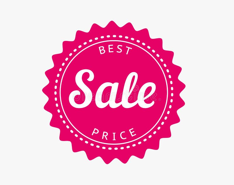 Sale Sing Tag. Vector Icon Template Design. Sticker Price Stock Vector ...