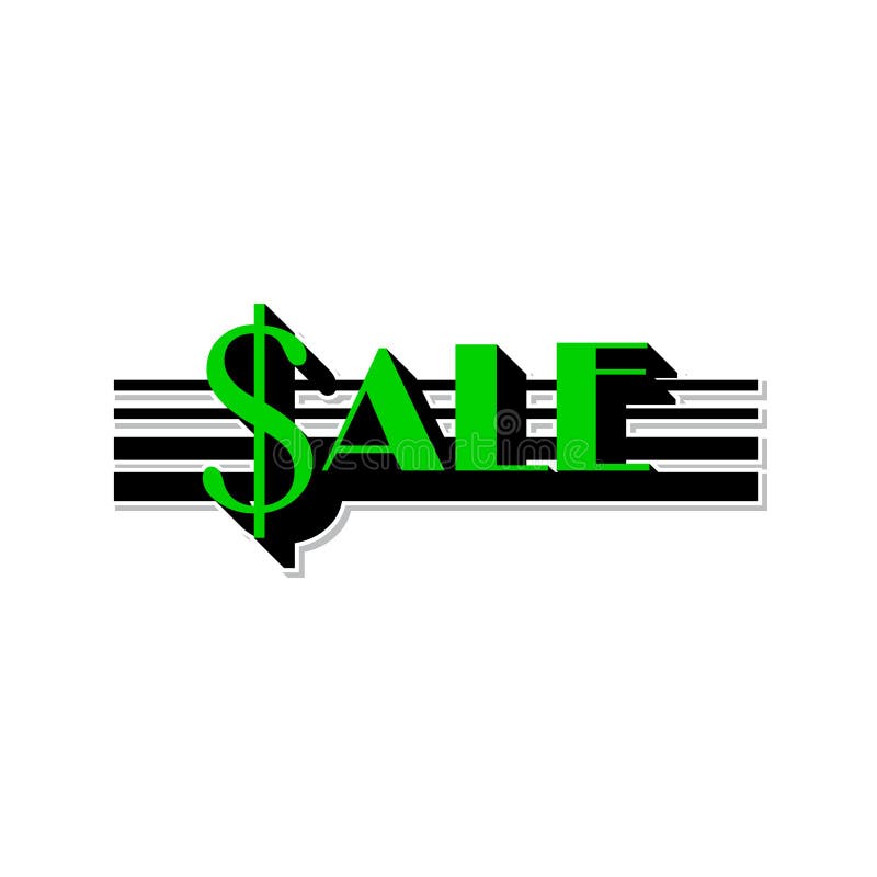 Sale sticker template stock vector. Illustration of sticker - 261973405