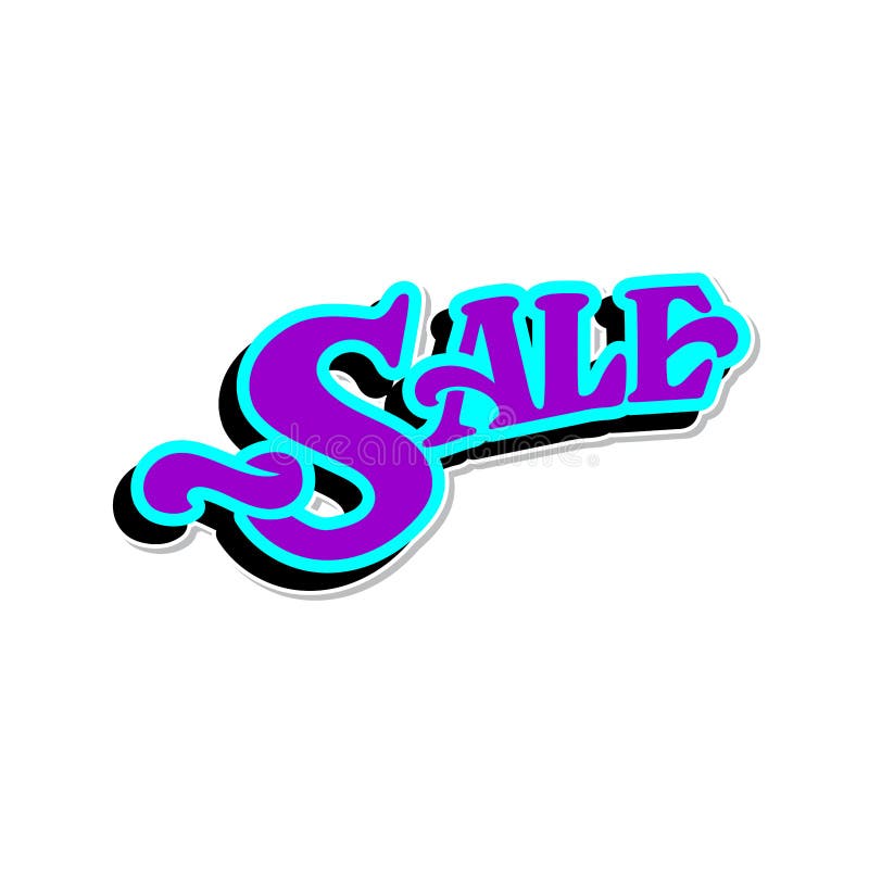 Sale sticker template stock vector. Illustration of vector - 261976925