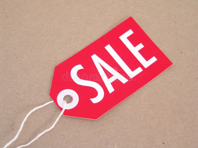 Brightly Colored Yard Sale Sign Stock Photo - Image of sell, bright ...