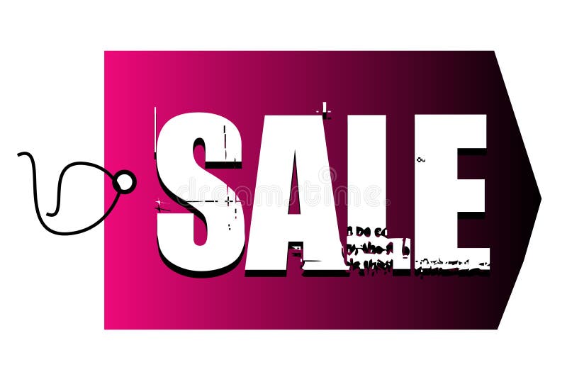 Sale logo illustration stock vector. Illustration of colorful - 6887796