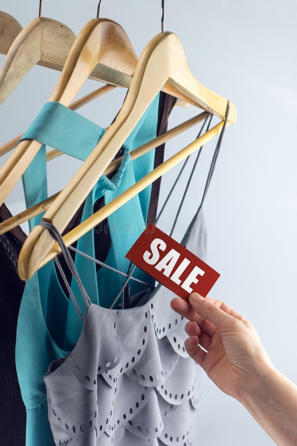 Sale tag elegant clothes stock photo. Image of clothes - 41392500