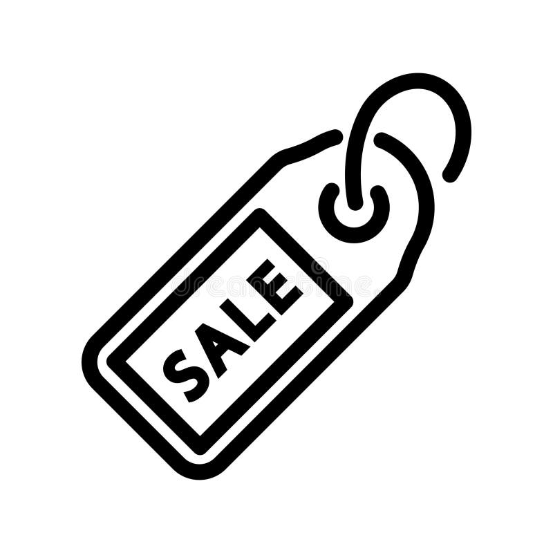 Sale tag icon stock illustration. Illustration of sticker - 376868708