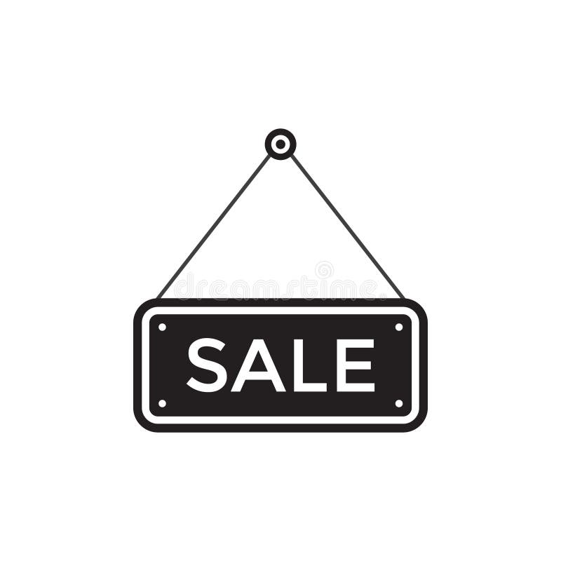 Sale Tag Icon Vector Isolated on White Background Stock Vector ...