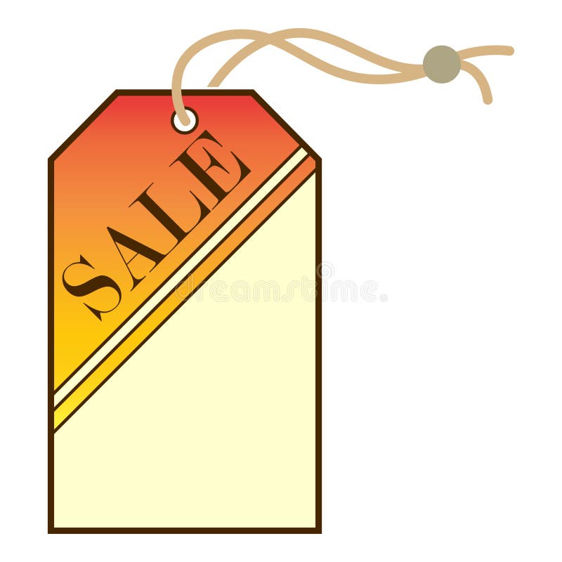 Sale tag label template stock vector. Illustration of template - 262647812