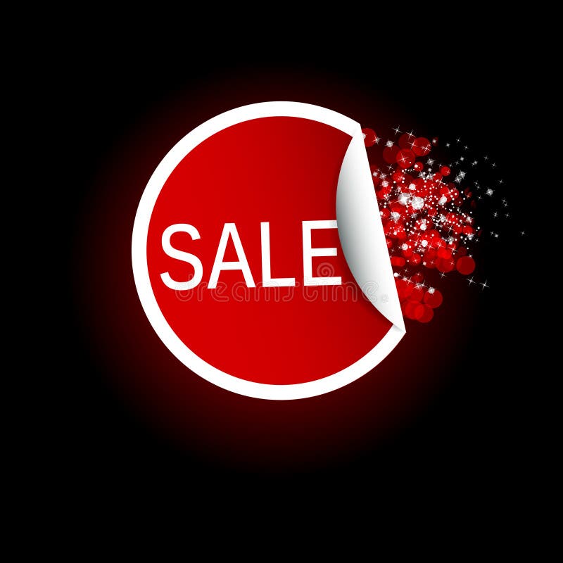 Sale Tag Label. Vector Illustration Stock Vector - Illustration of ...