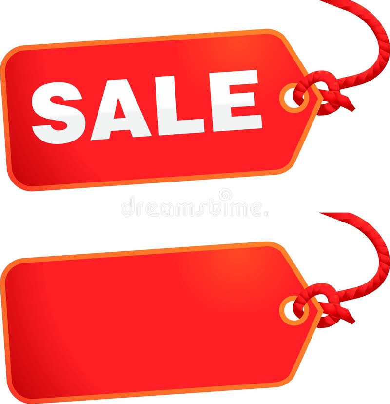 Sale tag stock vector. Illustration of string, masked - 33563819