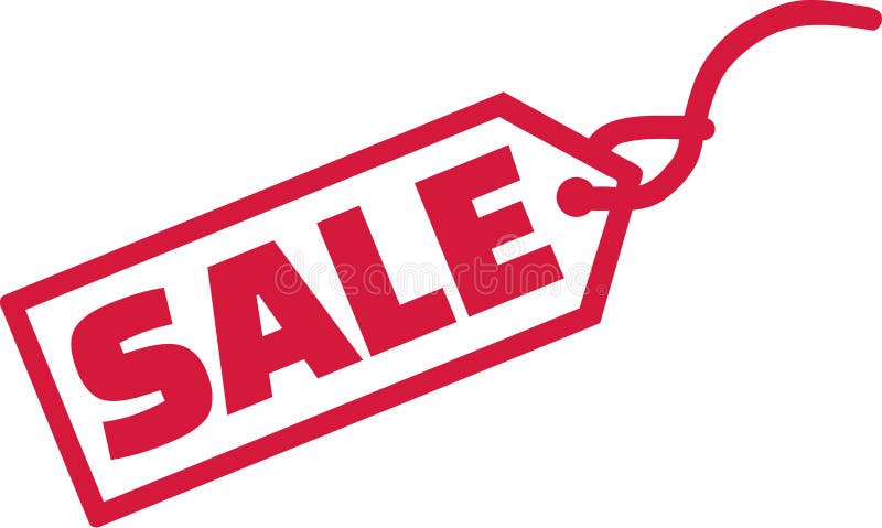Sale tag shop stock vector. Illustration of percent - 107102951