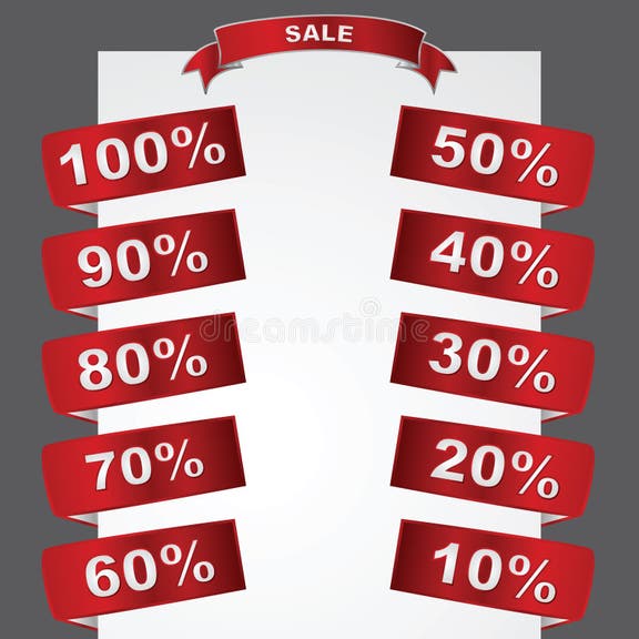Sale tags stock vector. Illustration of rebate, poster - 16182826