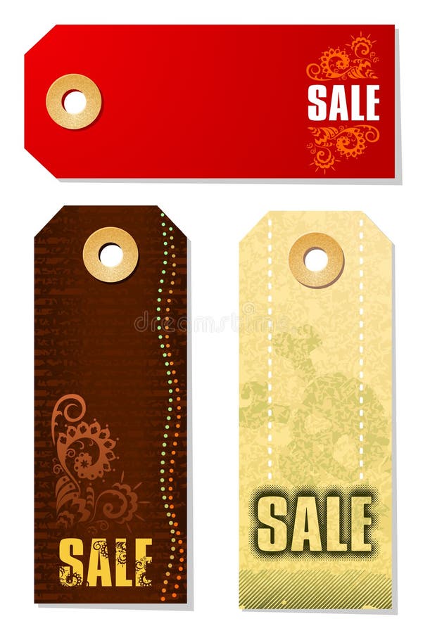 Sale Tags stock vector. Illustration of merchandise, name - 4914072