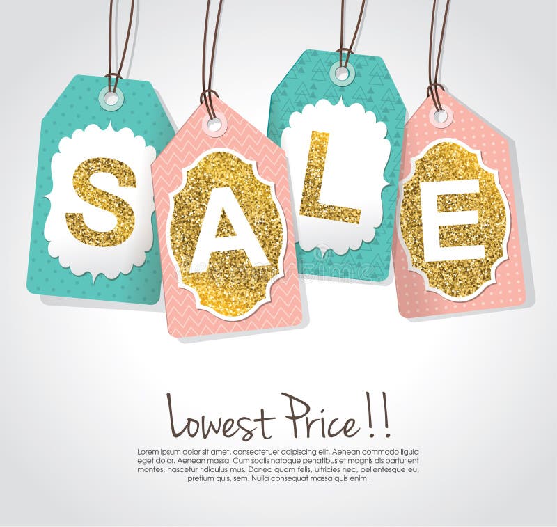 Sale Tags stock vector. Illustration of offer, promo - 35037423
