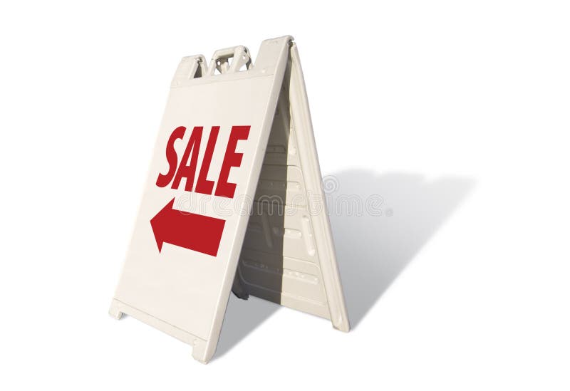 Sale Tent Sign stock image. Image of promotion, marketing - 5586389