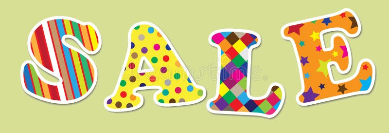 Sale text stock vector. Illustration of advertisement - 38949763