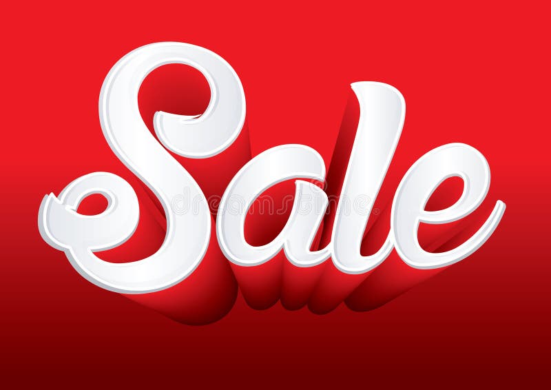 Sale Text Designed Using Sale Text Promotion Sign Graphic Vector Stock ...
