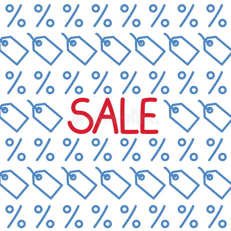 Sale word concept pattern stock vector. Illustration of commerce ...