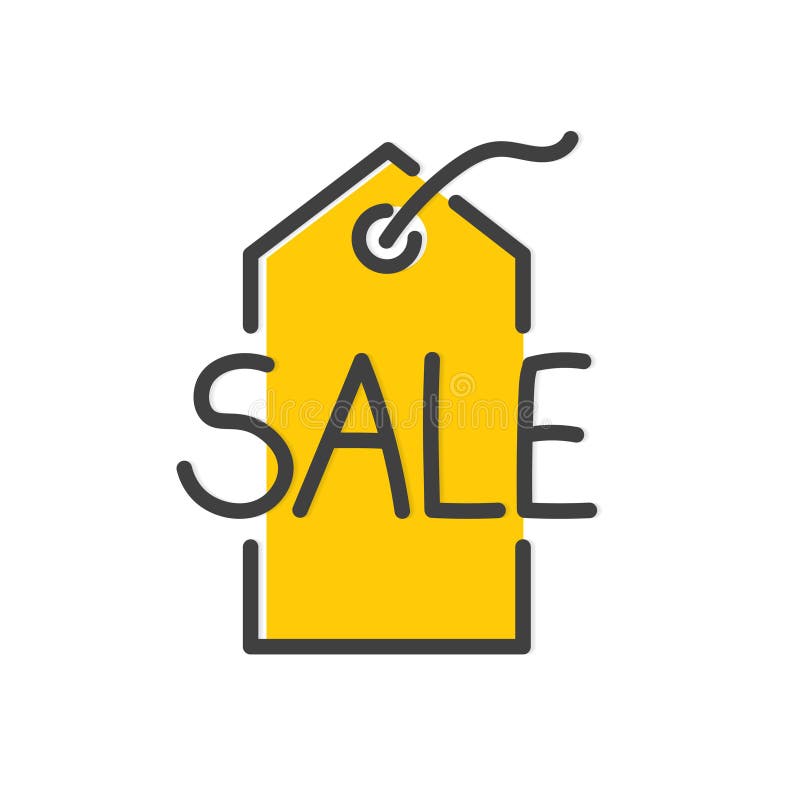 Sale Word and Price Tag Concept Stock Vector - Illustration of sale ...