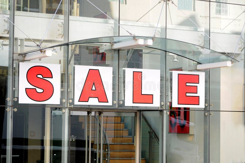 Sale half price shop signs stock photo. Image of hanging - 26845966