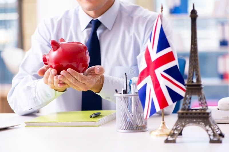 The Sales Agent Working in Travel Agency Stock Image - Image of ...