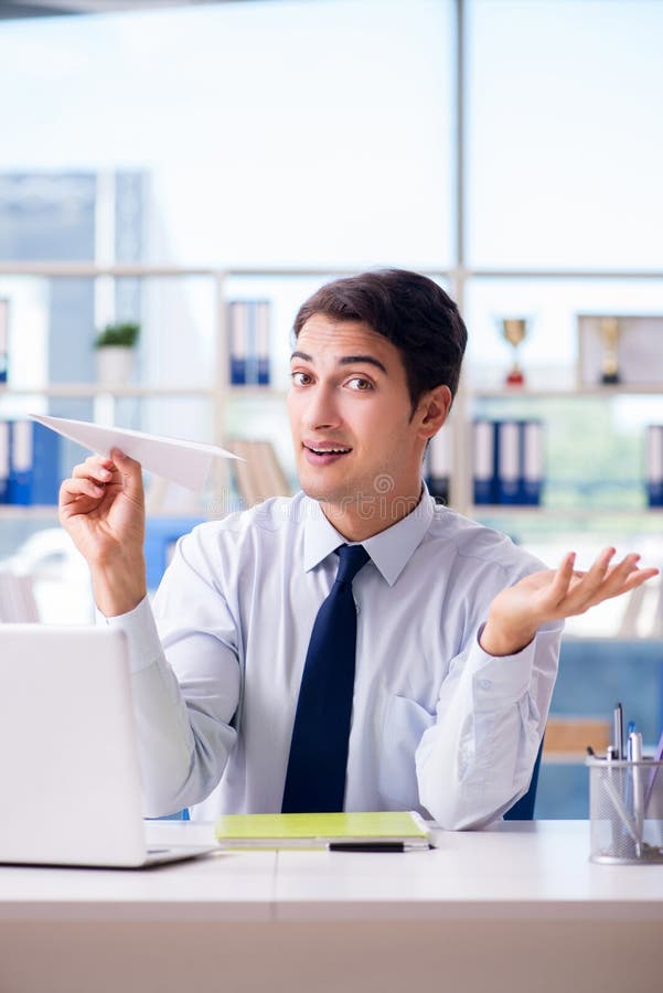 The Sales Agent Working in Travel Agency Stock Image - Image of manager ...