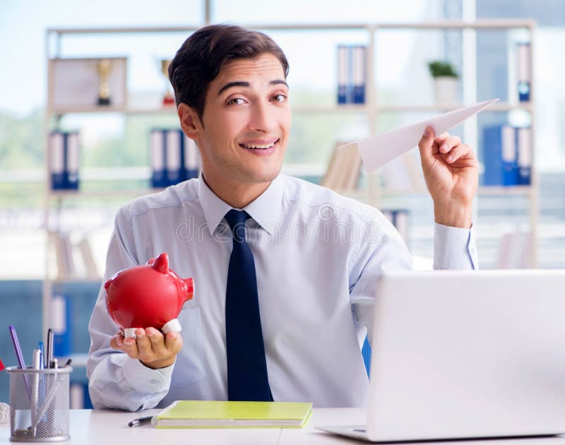 Sales Agent Working in Travel Agency Stock Image - Image of aircraft ...