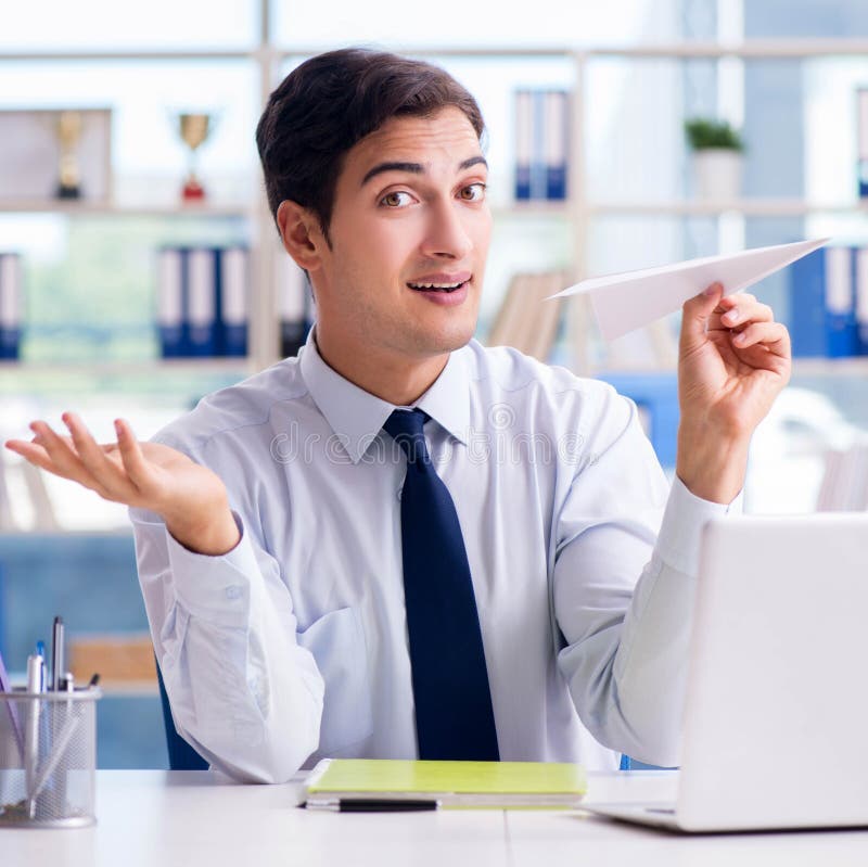 Sales Agent Working in Travel Agency Stock Photo - Image of folding ...