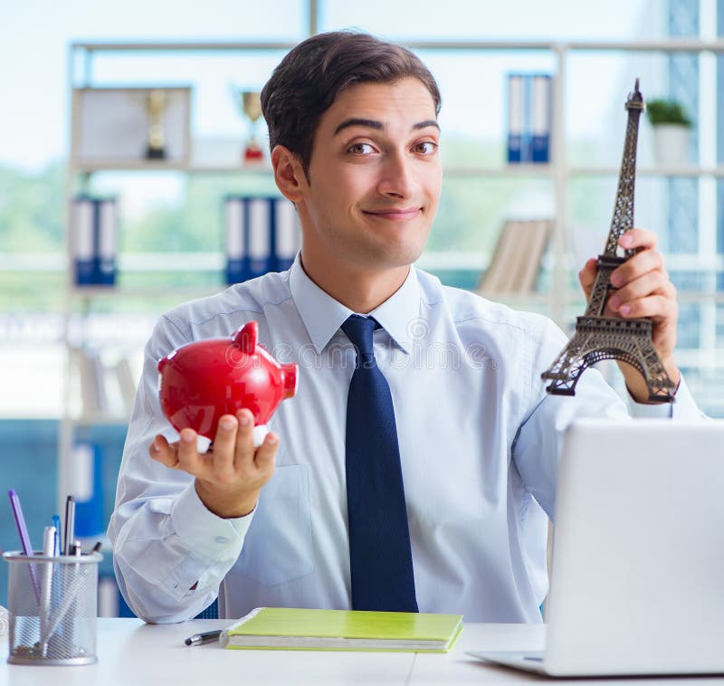 Sales Agent Working in Travel Agency Stock Photo - Image of france ...