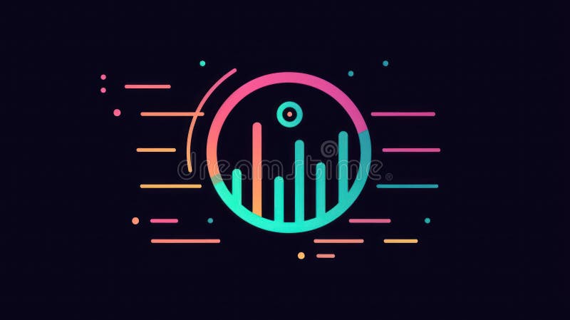A Sales Analytics Icon Representing the Use of Data Analysis To Measure ...