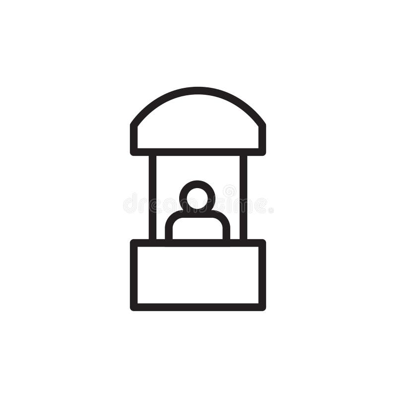 Sales Booth Icon Vector Illustration, EPS10 . Stock Vector ...