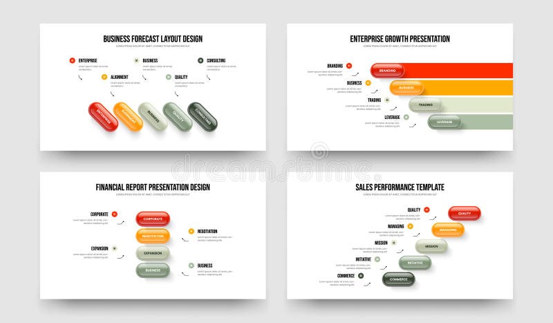 Sales Briefing 5 4 4 5 Option Diagram Frame Template Collection. Stock ...