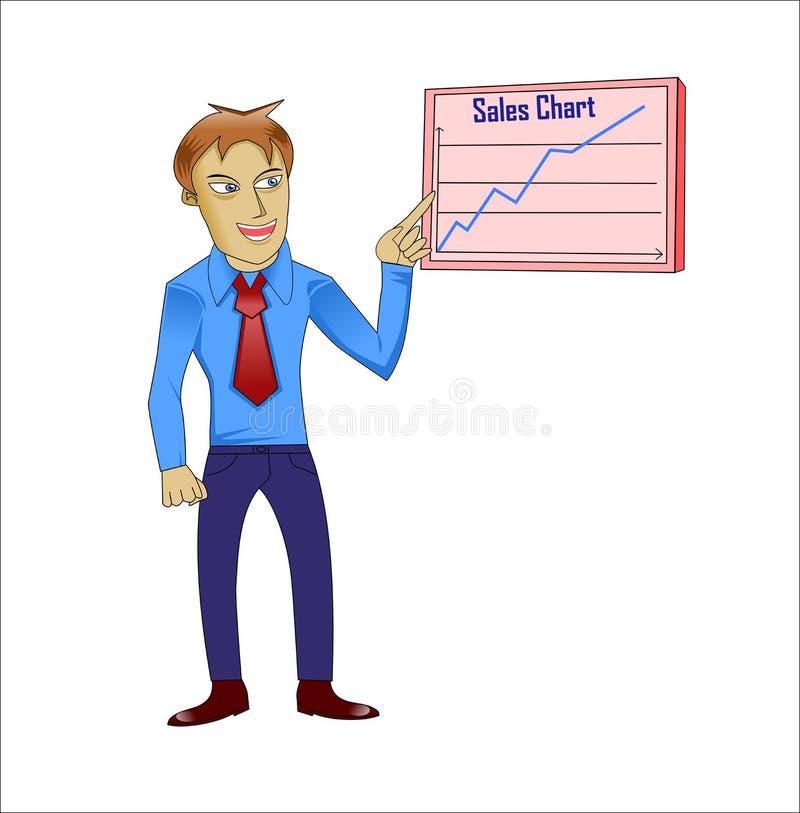 Sales chart stock illustration. Illustration of printable - 57672728