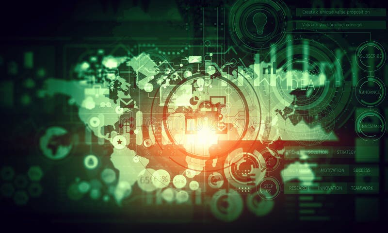 Sales data and dynamics stock illustration. Illustration of corporate ...