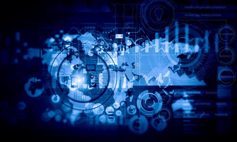 Sales Data And Dynamics . Mixed Media Stock Illustration - Illustration ...