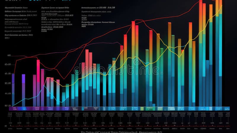 Sales Data Visualization Infographic Stock Illustration - Illustration ...